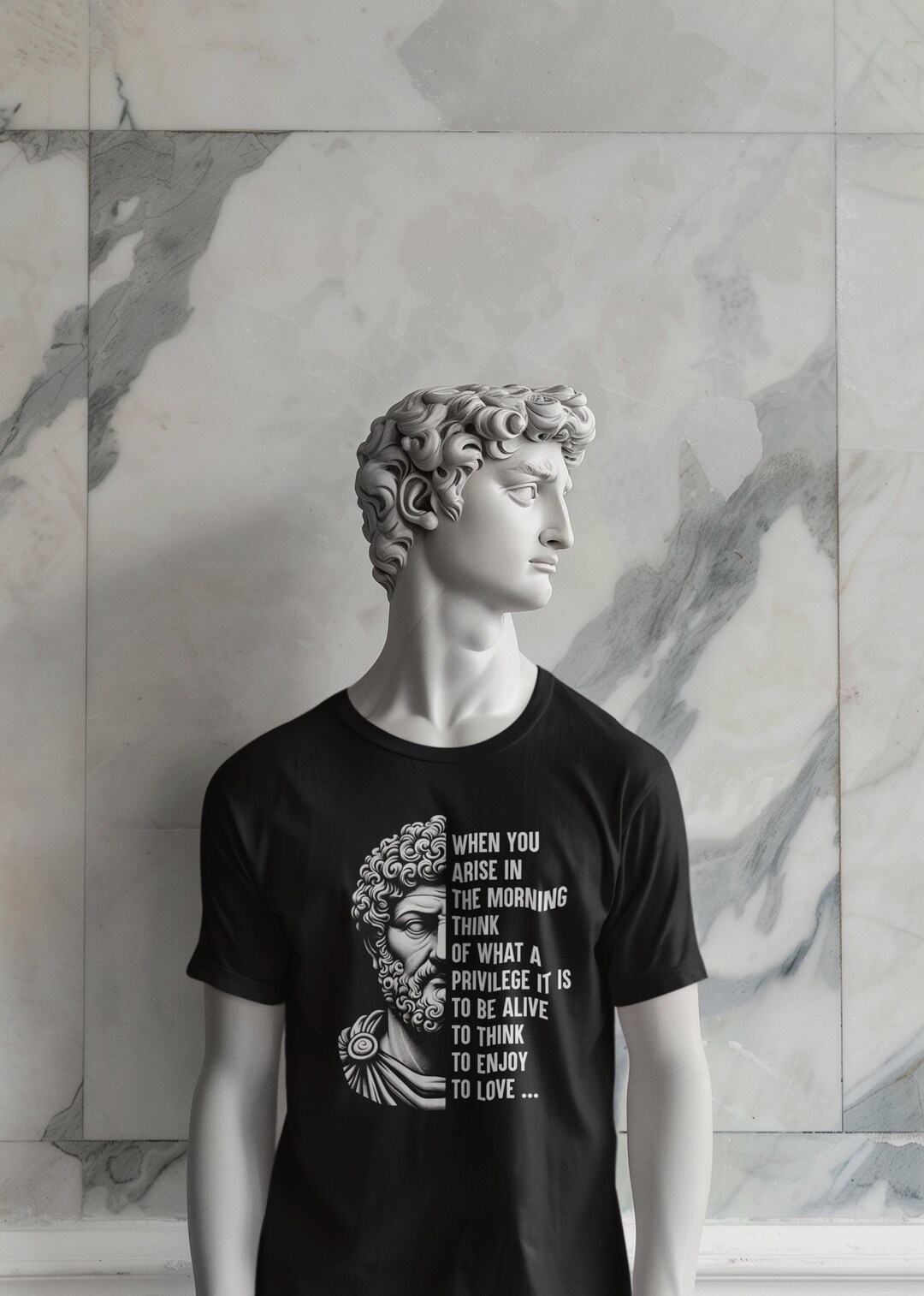 Stoic Philosopher Marcus Aurelius Shirt Motivational Quote T-shirt ...
