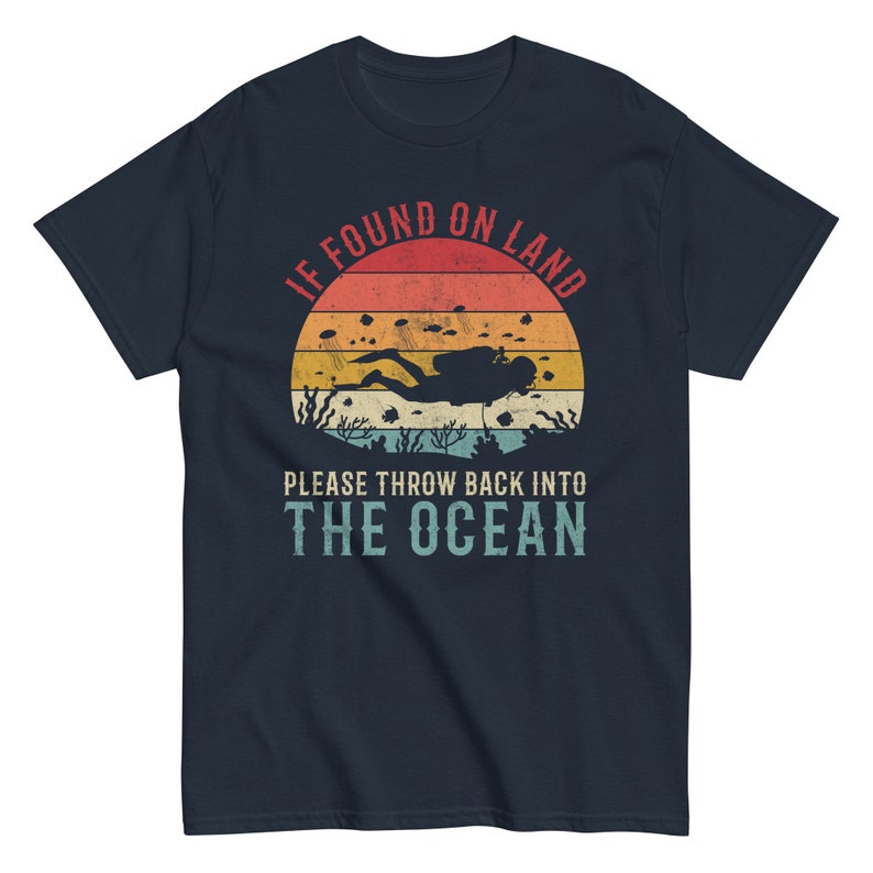 Funny Scuba Diver Gift Ocean Underwater Dive Scuba Diving T-shirt - Etsy