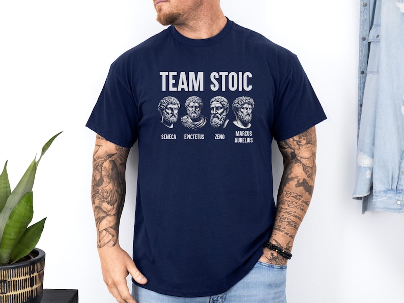 Stoic Shirt Stoic Philosophy T-shirt, Marcus Aurelius Tee, Epictetus ...