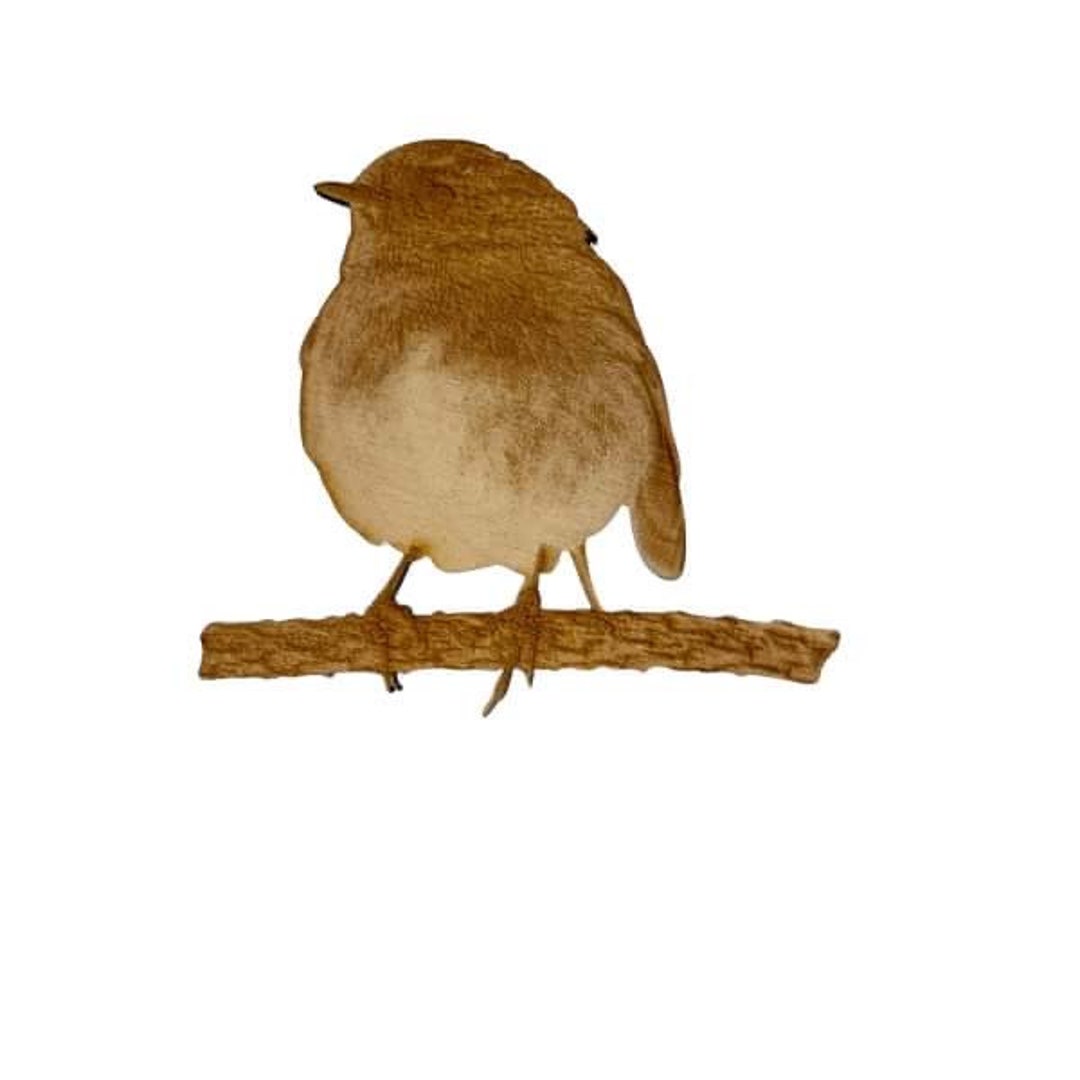 Robin Craft Shape Laser Cut Photograph 3mm Birch Ply Wood Plain Blank ...