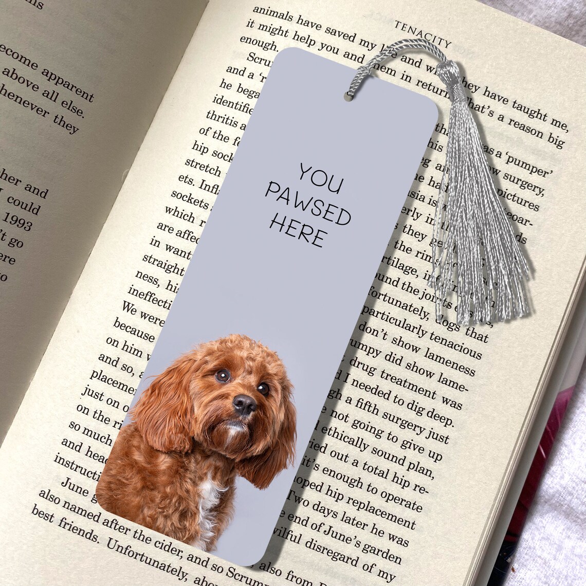 Cavapoo Dog Bookmark - Etsy