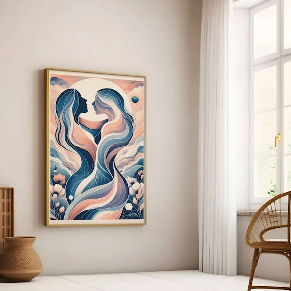 Lesbian Wall Art And Decor Etsy