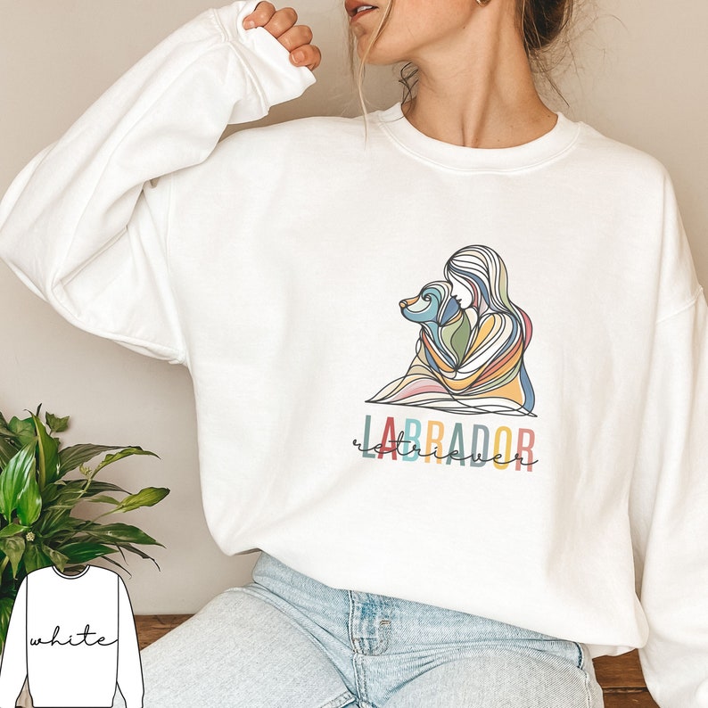 Labrador Retriever Sweatshirt Dog Lover Pullover Stylish Labrador ...