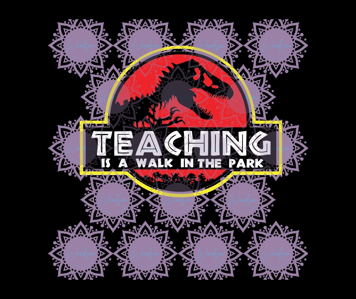 Teaching is a Walk in the Park SVG & PNG Digital Download - Etsy