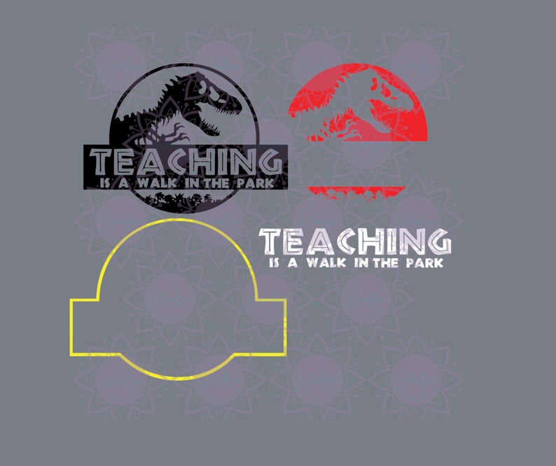 Teaching is a Walk in the Park SVG & PNG Digital Download - Etsy
