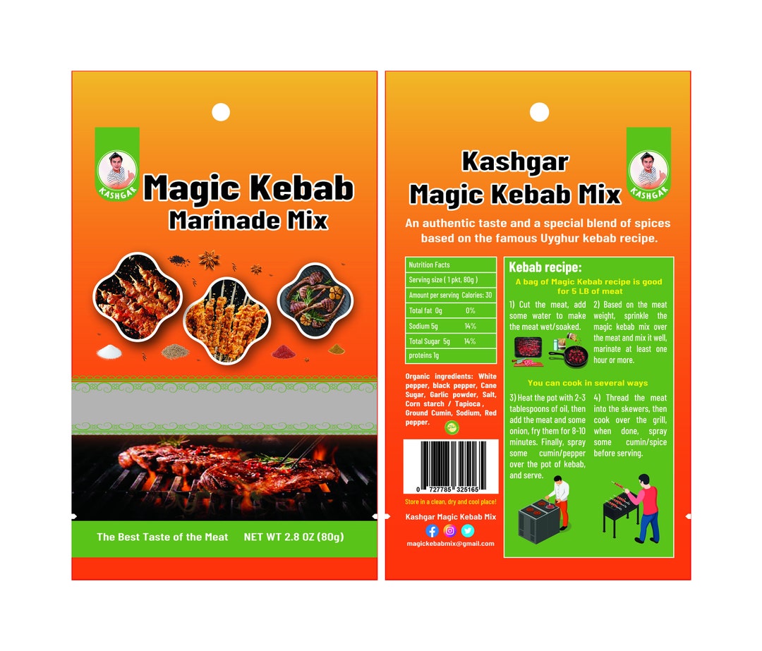 Magic Kebab Mix, Makes the Meat Tender, Juicy and Delicious - Etsy