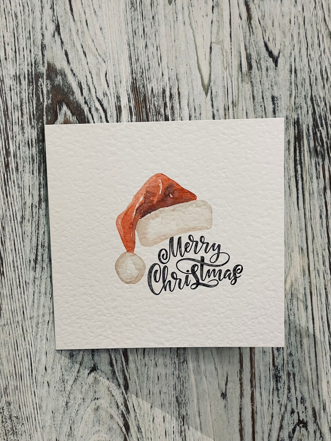 Merry Christmas Santa's Hat - Etsy