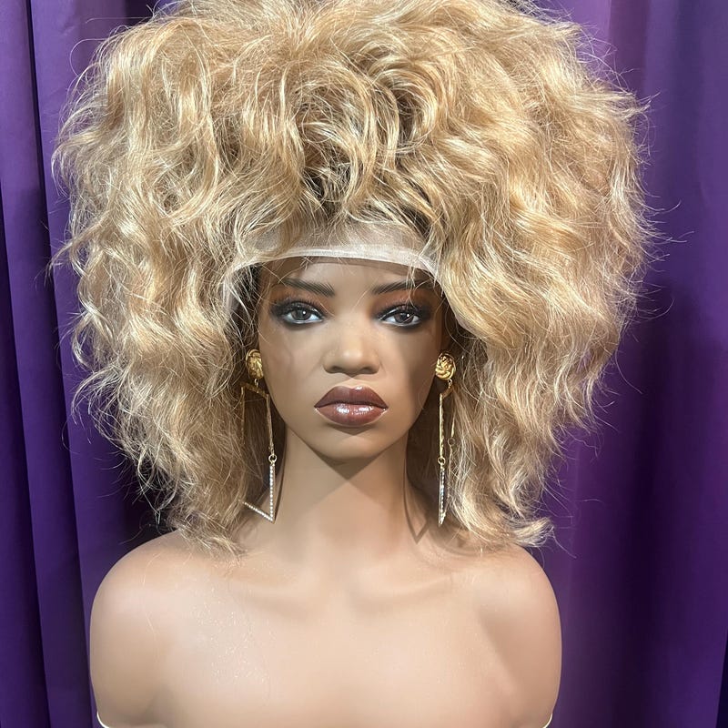 Blonde Updo Lace Front Wig - Etsy