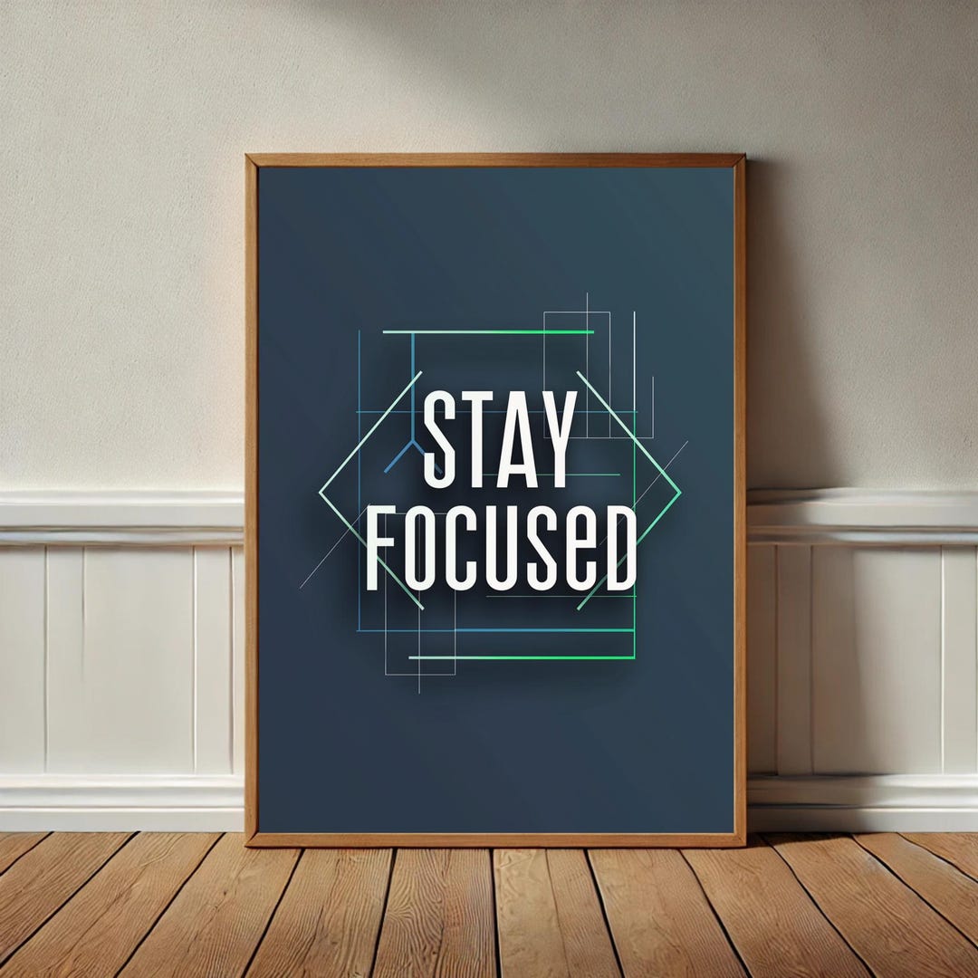Motivational Art, Productivity Art, Geometric Design, Success Poster ...