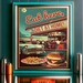 Retro Diner Wall Art Printable High-quality 300dpi Download Vintage ...