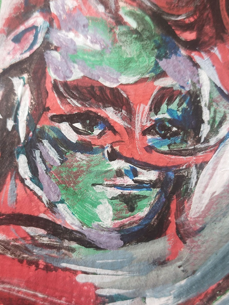 Tengu the One With the Red Face, Demon of Japanese Culture, Original ...