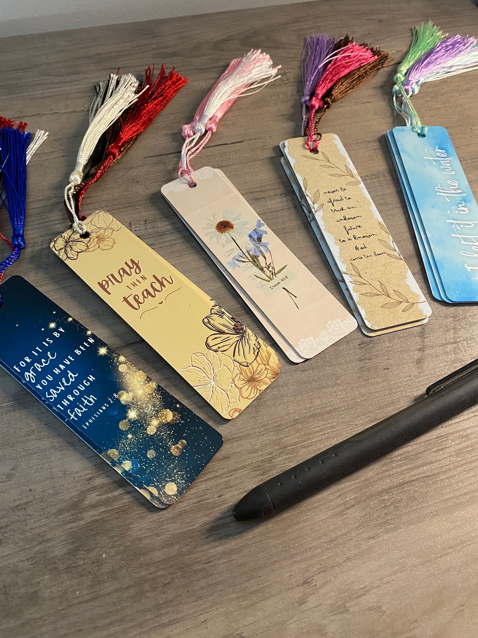 Christian Themed Bookmarks - Etsy