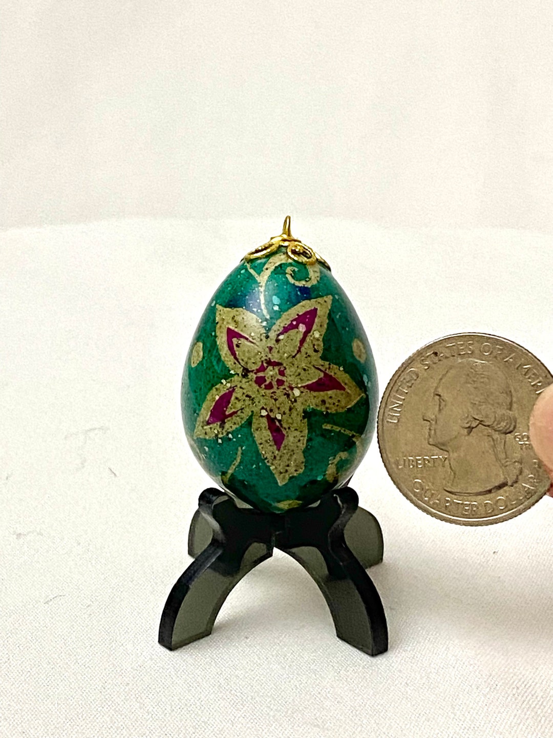 Dainty Ukrainian Pysanky Quail Egg - Etsy