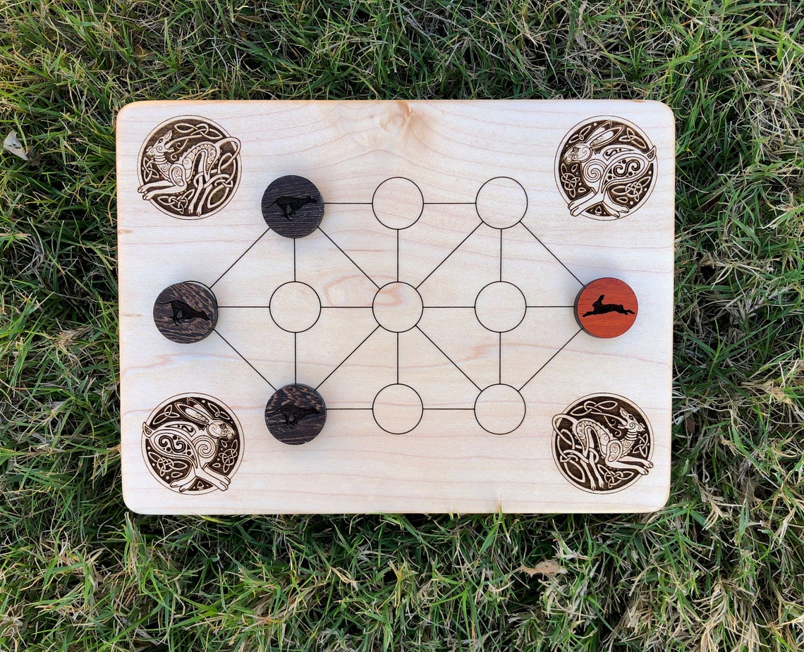 Hare and Hounds Board Game SVG and PDF | Digital File ONLY - Etsy