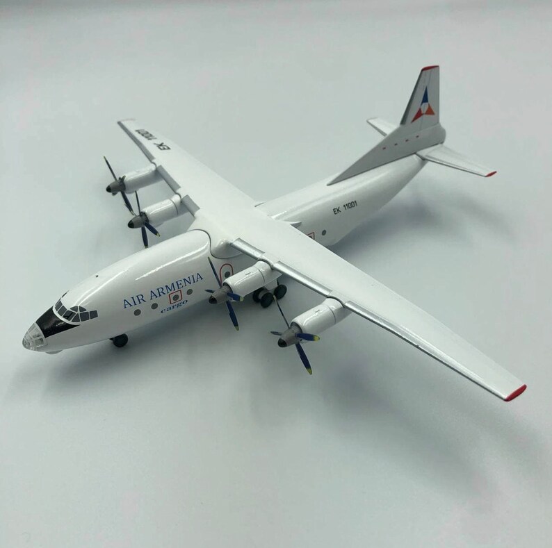 Aircraft Model Antonov An-12 Air Armenia, Almaty Aviation Cargo Reg UN ...