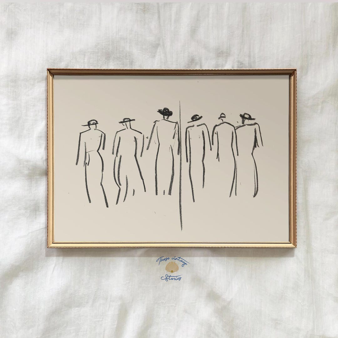 Vintage Art, Figure Sketch Drawing, Antique Replica Draw, Pencil ...
