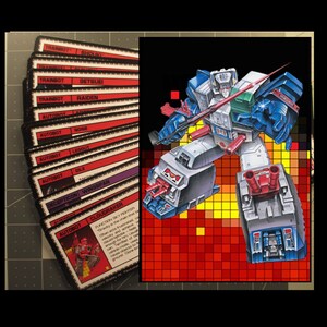 HEADMASTERS JAPANESE Transformers Custom Tech Spec Cards Set 03B - Etsy