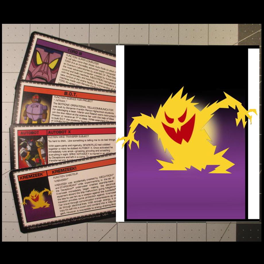 G1 Cartoon Characters Transformers Custom Tech Spec Cards Boost Set 11 ...
