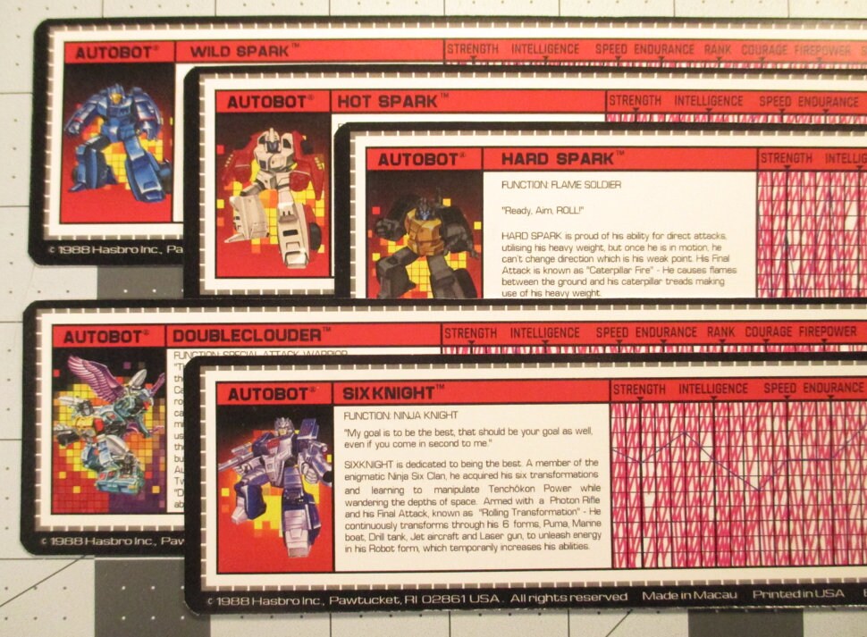 TRANSFORMERS Japanese Exclusive Tech Spec Set 03C Booster Masterforce ...