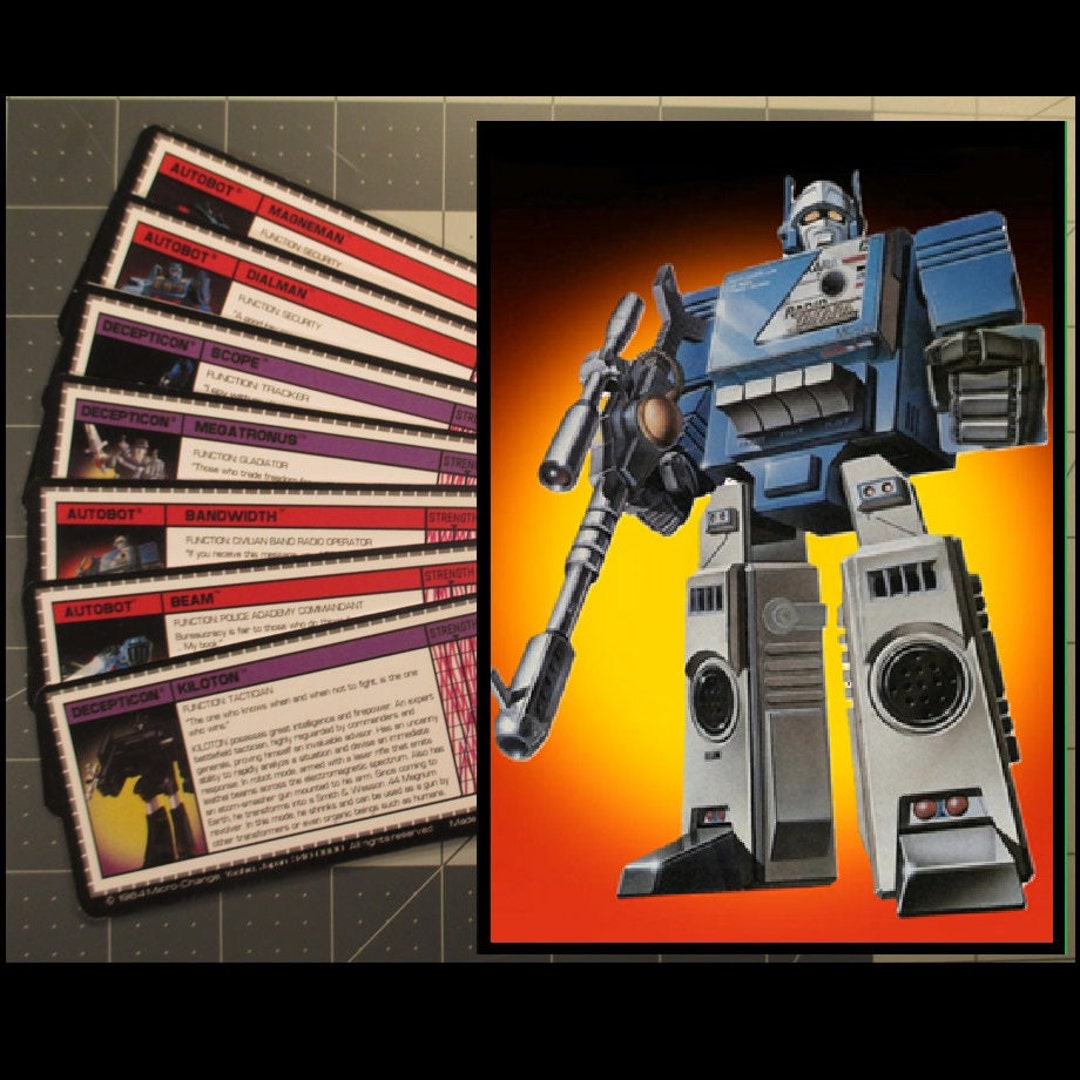 MICRO-CHANGE TRANSFORMERS Custom Tech Spec Cards Set 07A Booster - Etsy