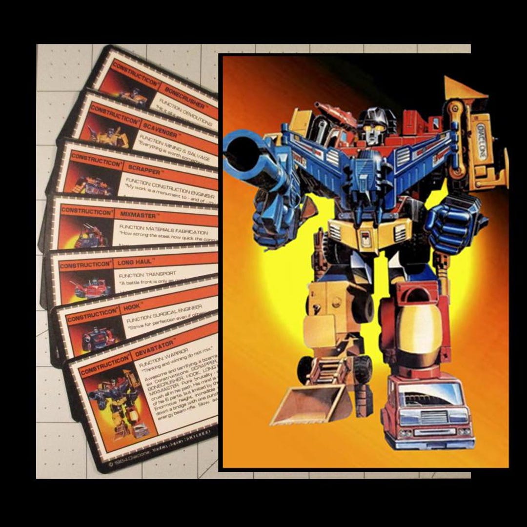 Transformers Diaclone Constructicons Boost Set 06-B - Etsy