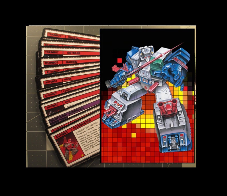 HEADMASTERS JAPANESE Transformers Custom Tech Spec Cards Set 03B - Etsy