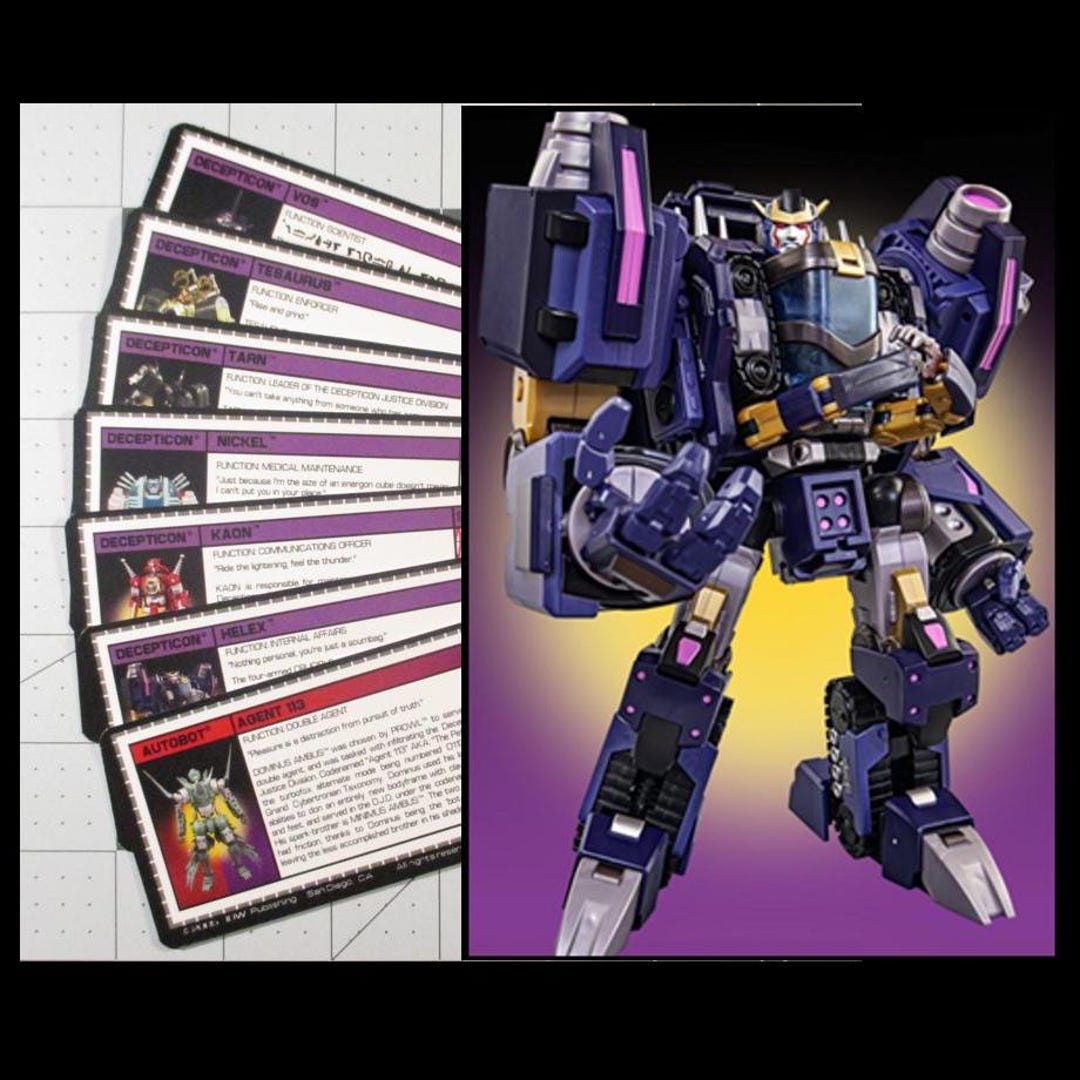 Transformers Decepticon Justice Division Boost Set 15 - Etsy