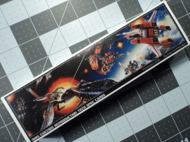 1985 TRANSFORMERS 40th Anniversary Custom Repro Tech Spec Deck - Etsy