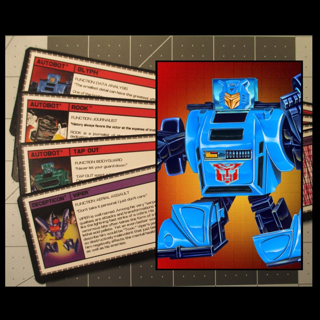 BOTCON MINIBOTS TRANSFORMERS Custom Tech Spec Cards Boost Set 14 - Etsy