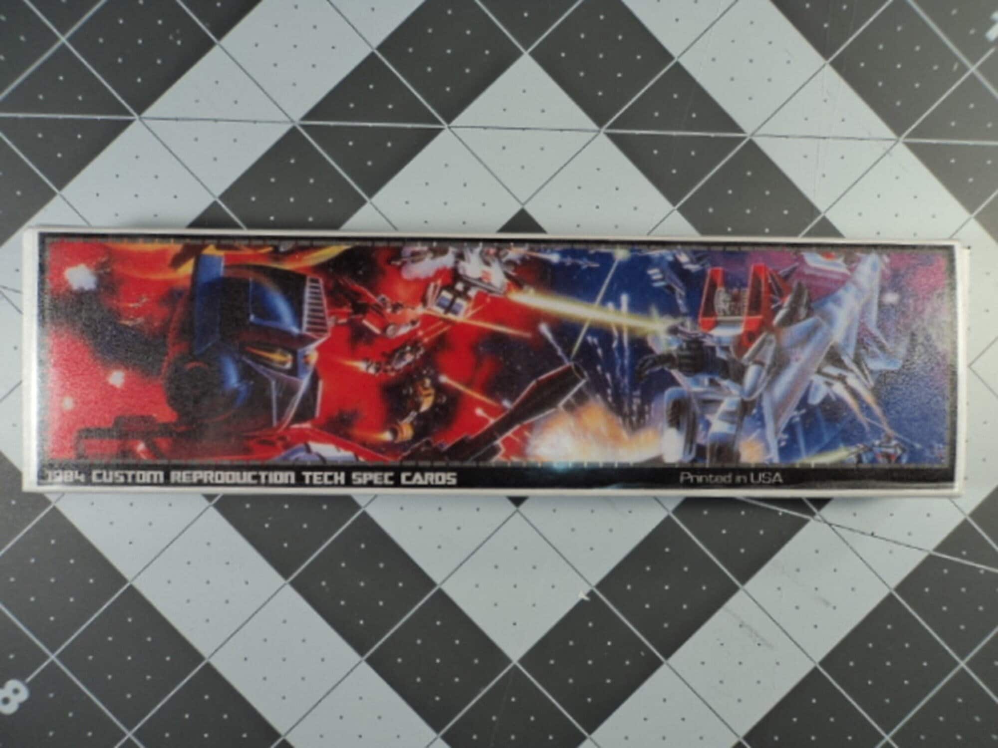1984 TRANSFORMERS 40th Anniversary Custom Repro Tech Spec Card Deck - Etsy