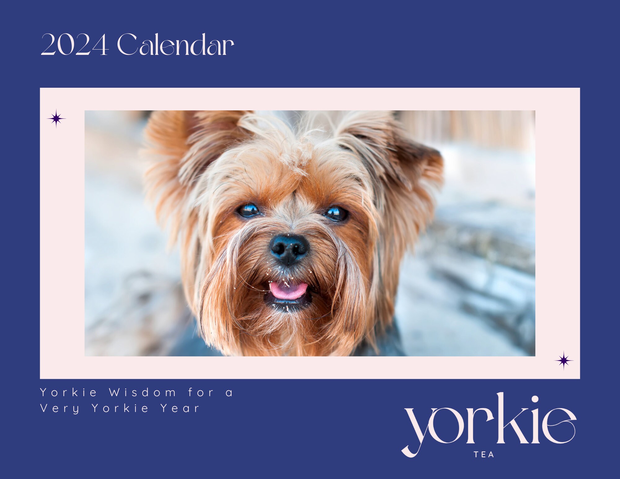 Yorkie Wisdom 2024 Wall Calendar - Etsy