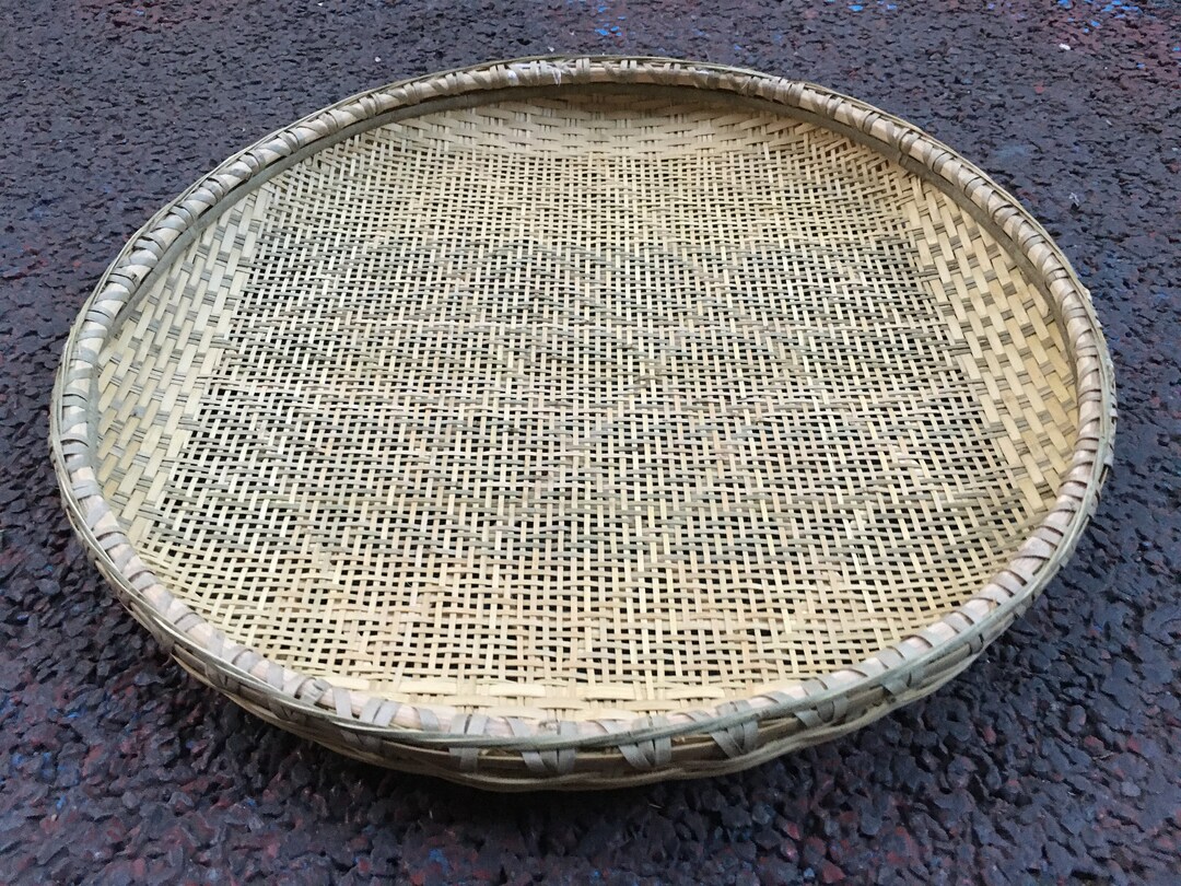 Handmade Bamboo Sieve Perforated Bamboo Basket Decorative - Etsy