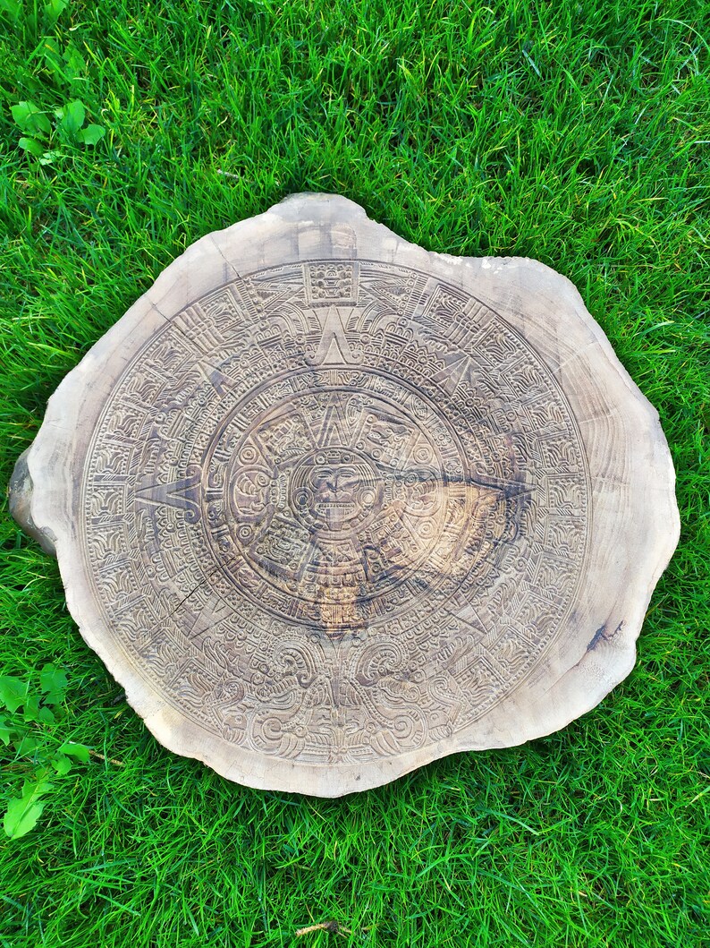 Aztec Calendar Carving - Etsy