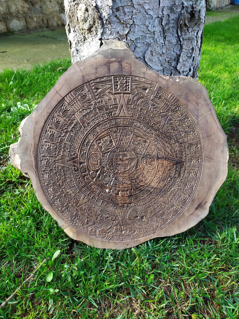 Aztec Calendar Carving - Etsy