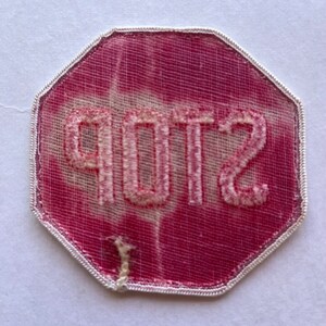 Vintage 1970’s • STOP Sign • Embroidered Patch • NOS - Etsy