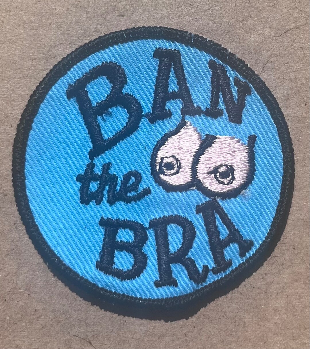 Vintage 1970’s • BAN the BRA • Sew on Patch • NOS - Etsy