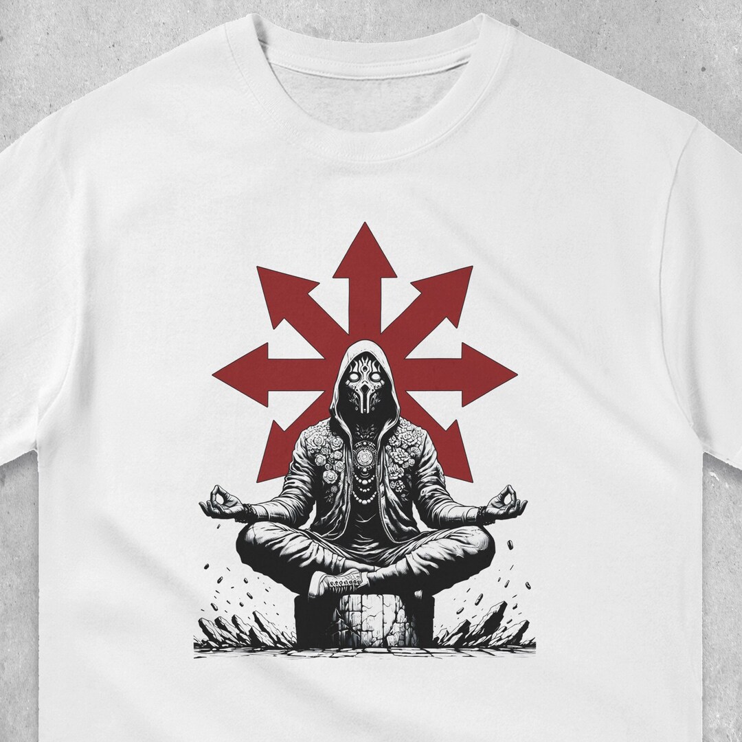 THE CHAOS MAGICIAN T-shirt - Chaos Magick Occult Cyber Punk Shirt ...