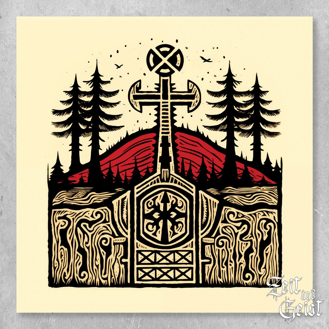 THE ANCESTORS - Illustration Art Print (30cm X 30cm) - Etsy