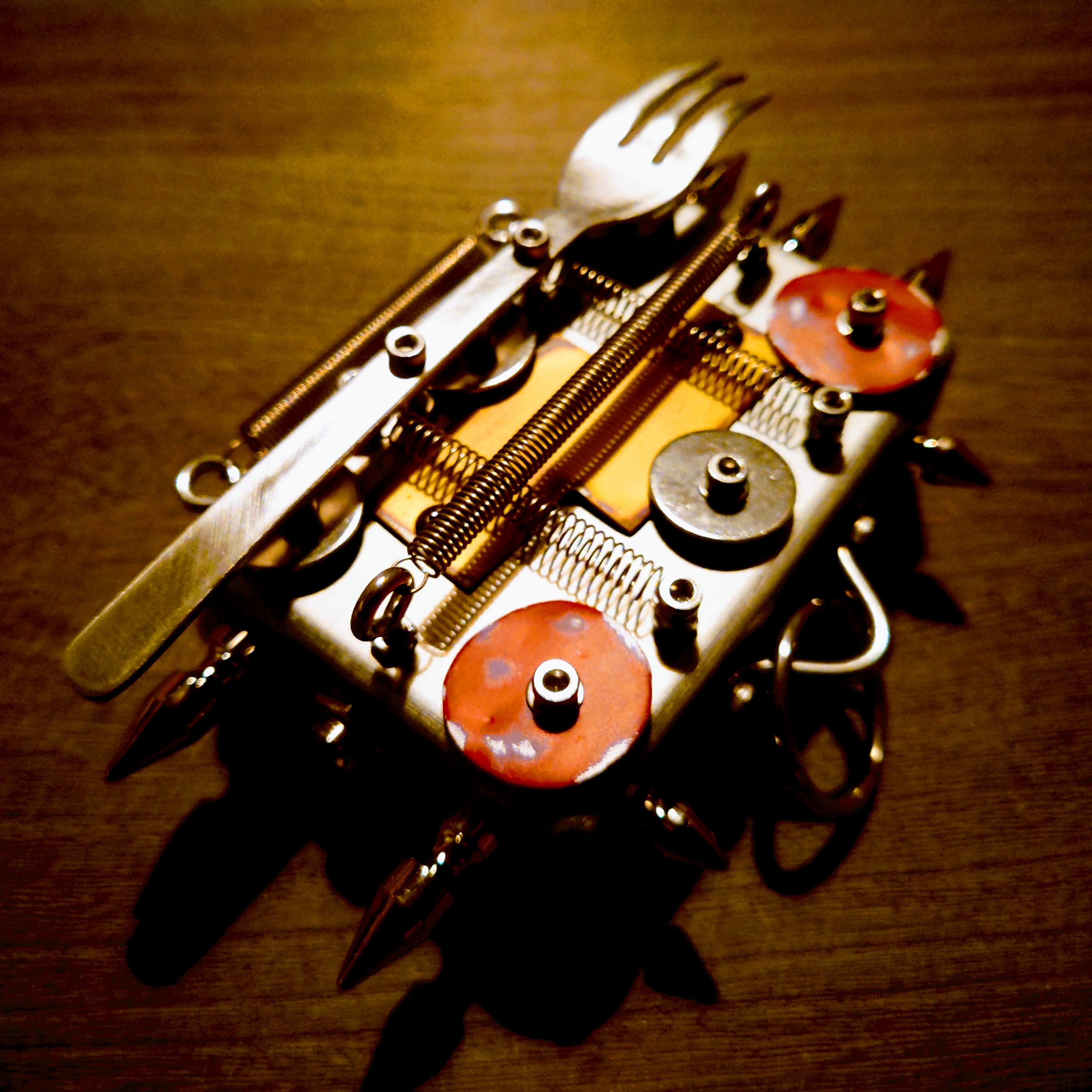 Noise box/percussion/noise instrument/metal junk-BANEBAKO togeFK.Rd.Ye ...