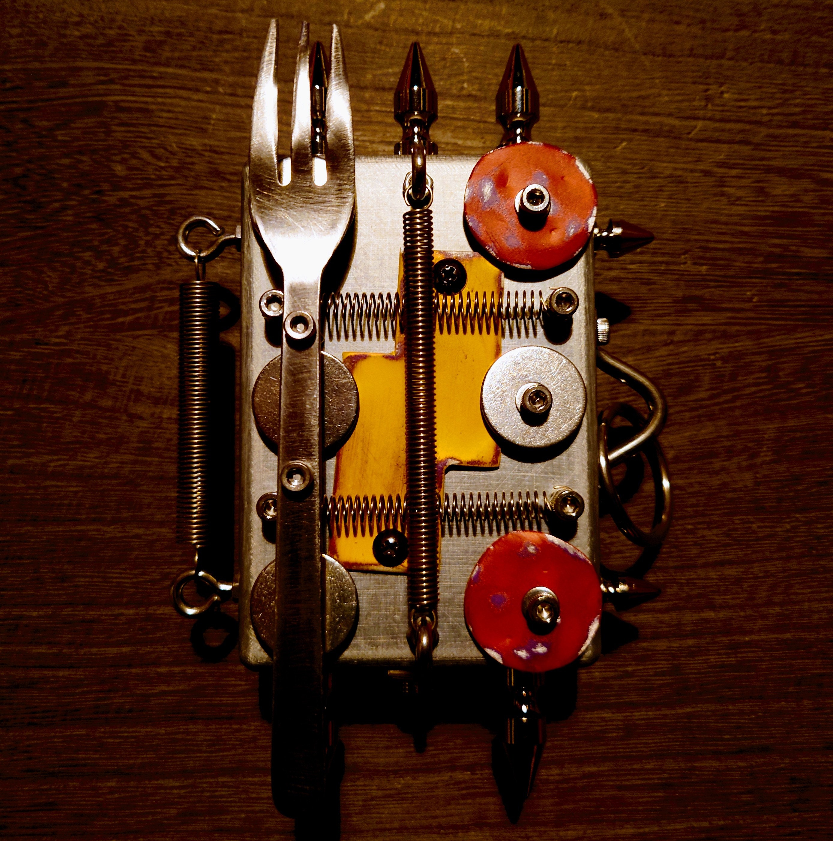 Noise box/percussion/noise instrument/metal junk-BANEBAKO togeFK.Rd.Ye ...