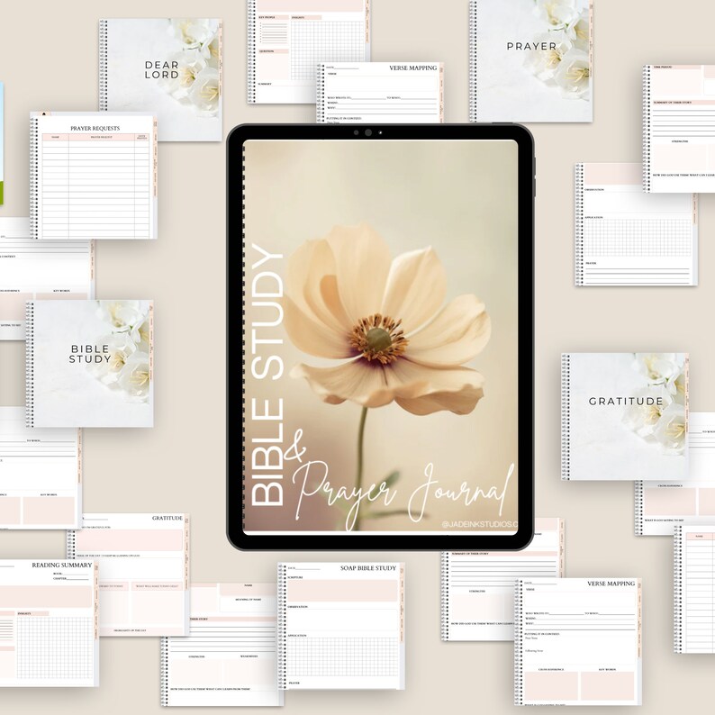 Bible Study & Prayer Journal All in 1 Tool - Etsy