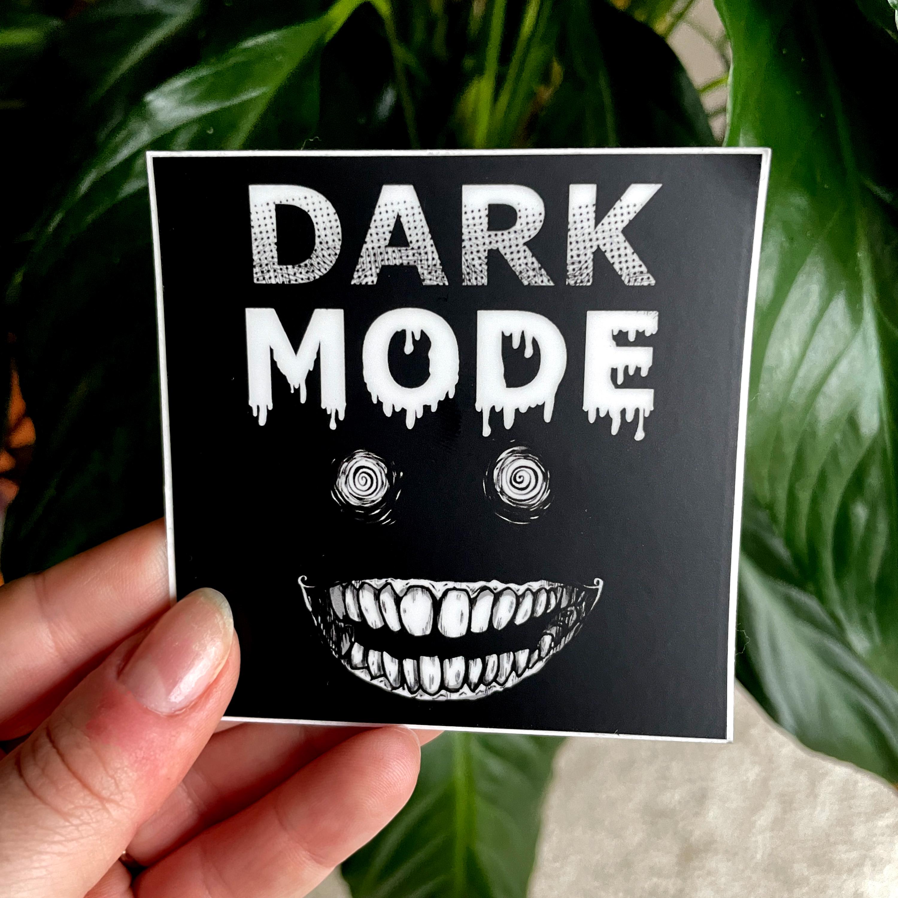 Dark Mode - Sticker Decal - Etsy