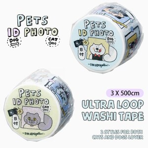 Washi Tape | Dogs | Cats | Rin Studio | Pets ID | Vol. 9 | Journaling ...