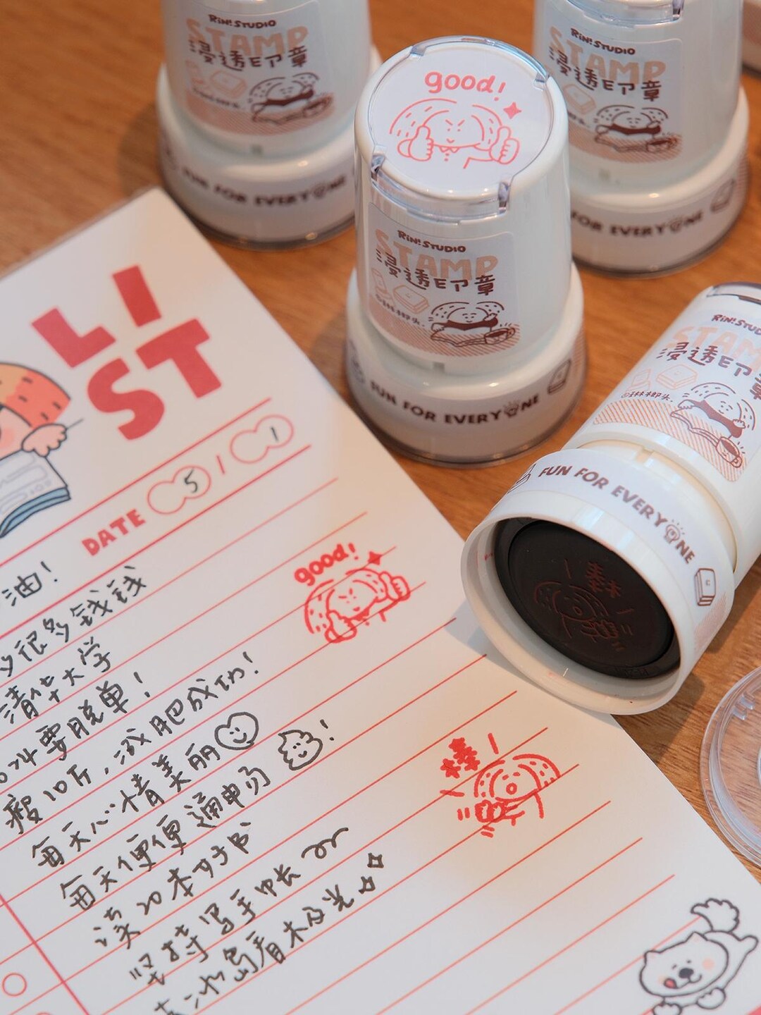 Portable Stamp | Round Stamp Infiltration Seal for Fun Ideas | Creative ...