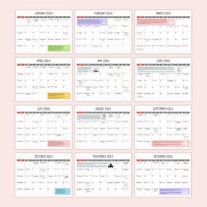 2024 Catholic Calendar Printable PDF | Catholic Liturgical Year ...