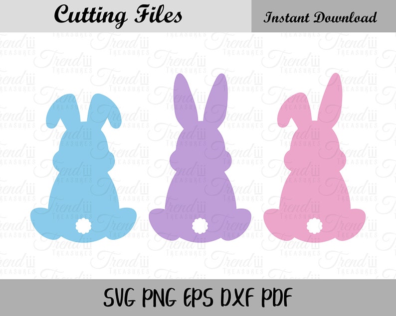 Easter Bunny Svg, Easter Bunny Shape Svg, Easter Bunny Silhouette Svg ...