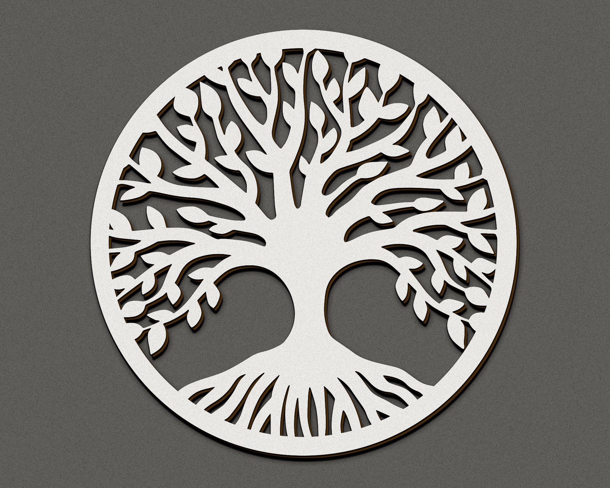 Tree Laser Cut Svg Files, Tree of Life Clipart, Vector Files for Wood ...
