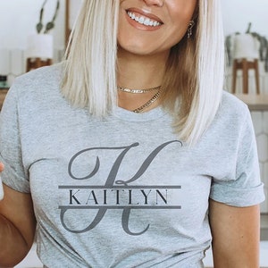 Split Monogram SVG Bundle, Spilt Letter Svg, Alphabet Clipart, Last ...