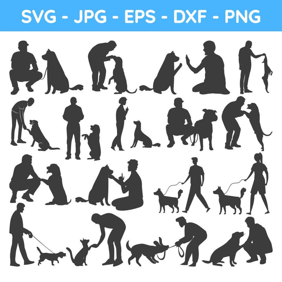 Man and Dog SVG Bundle, Dog Memorial SVG, Boy and His Dog SVG, Best ...