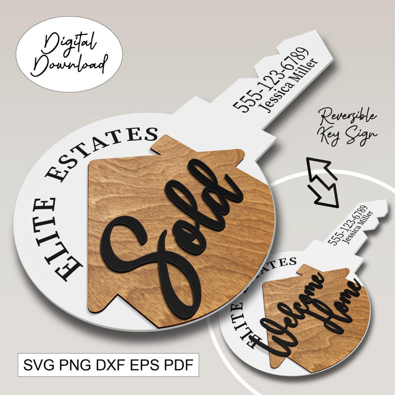 Realtor Sign Svg Files - Etsy
